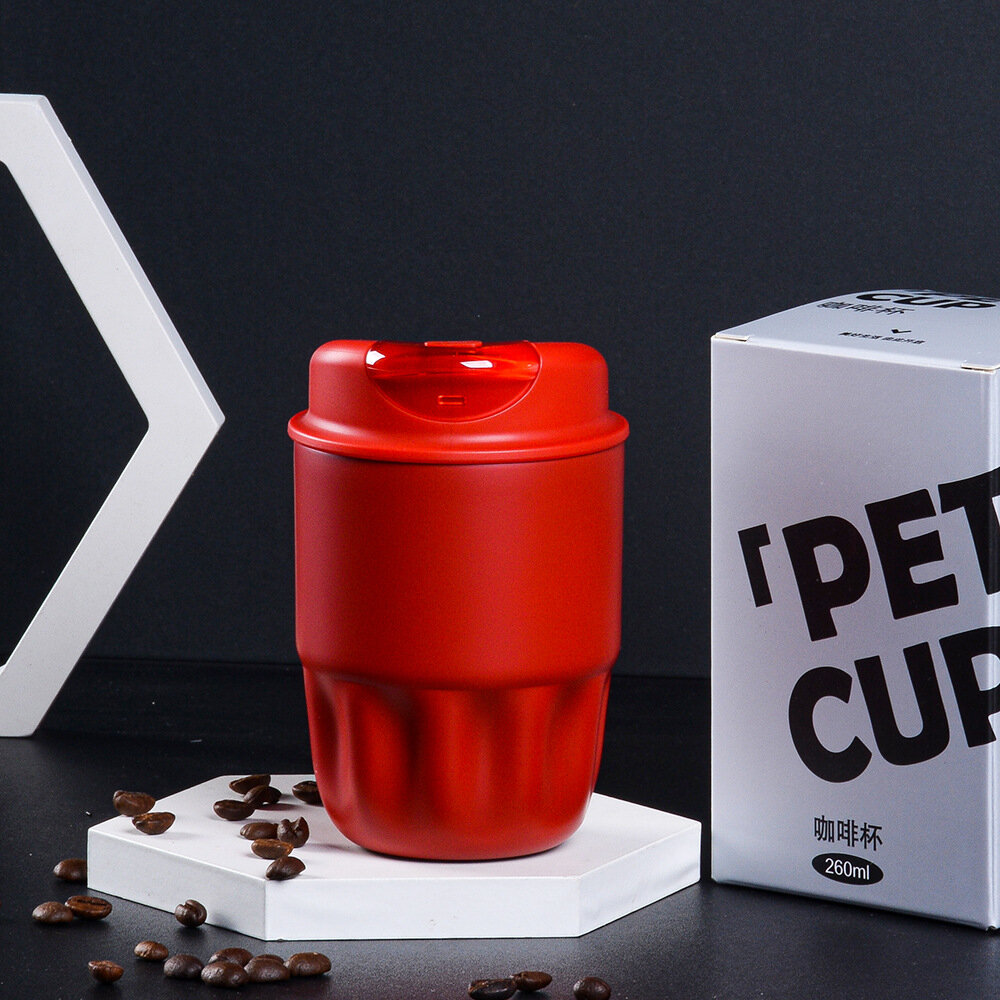 Модная брендовая кофейная кружка из нержавеющей стали 316, высококачественная керамическая термокружка, портативная дорожная кружка, интернет-знаменитость, кружка для воды, настраиваемая