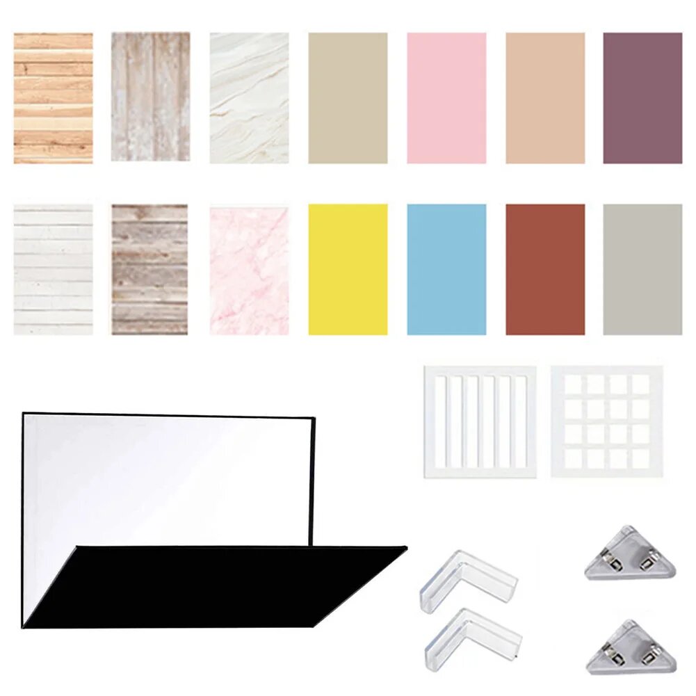 Набор фонов для фотосъемки 14 узоров