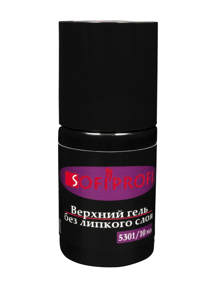 Верхний гель топ для маникюра без липкого слоя Sofiprofi Top Coat No Wipe, 10 мл