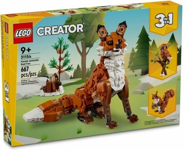 Lego 31154 Creator Лесные животные: Рыжая лисица