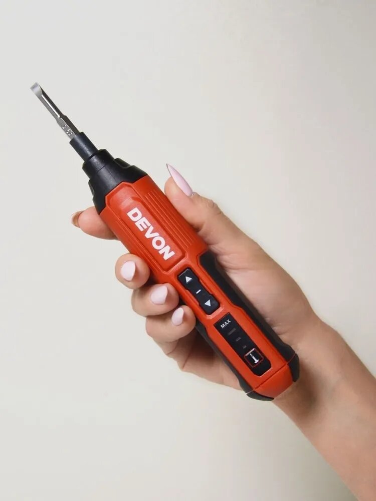 Аккумуляторная отвертка Devon 5616-Li-4, 3.6 В, для дома и мастерской