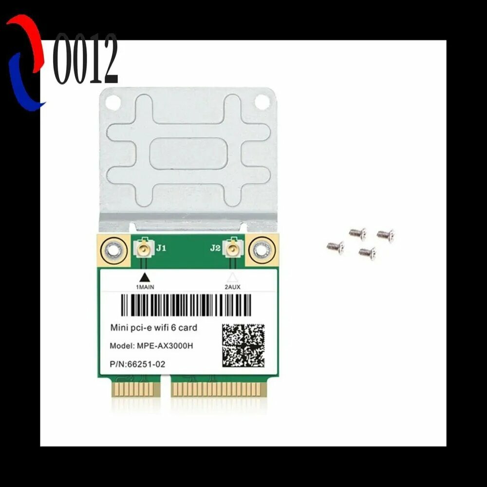 (M W X WiFi 6 -AX3000H 2974 Мбит/с Беспроводная полуминиатюрная карта PCI-E Wifi Bluetooth 5.0 Dual Band 2.4G/5G Адаптер сетевой карты Wlan
