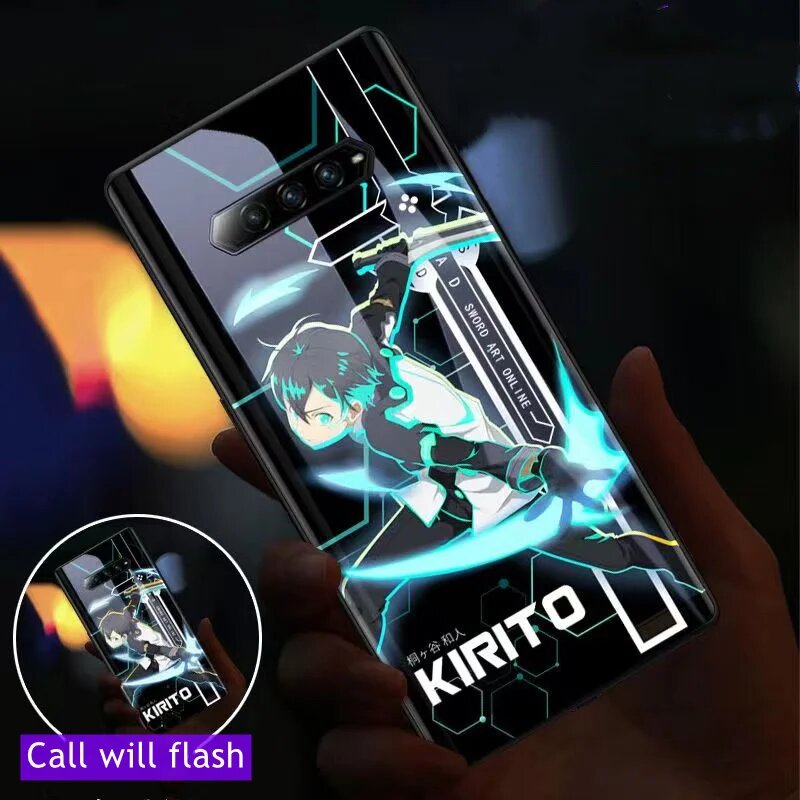 Светящийся Оригинальный чехол для Xiaomi Black Shark 4 4s 5 Pro 5RS со F, For Black Shark 4