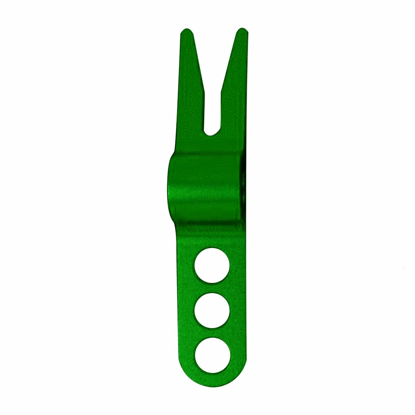 Алюминиевая вилка для ремонта дерна на поле для гольфа, зеленая, Зеленый