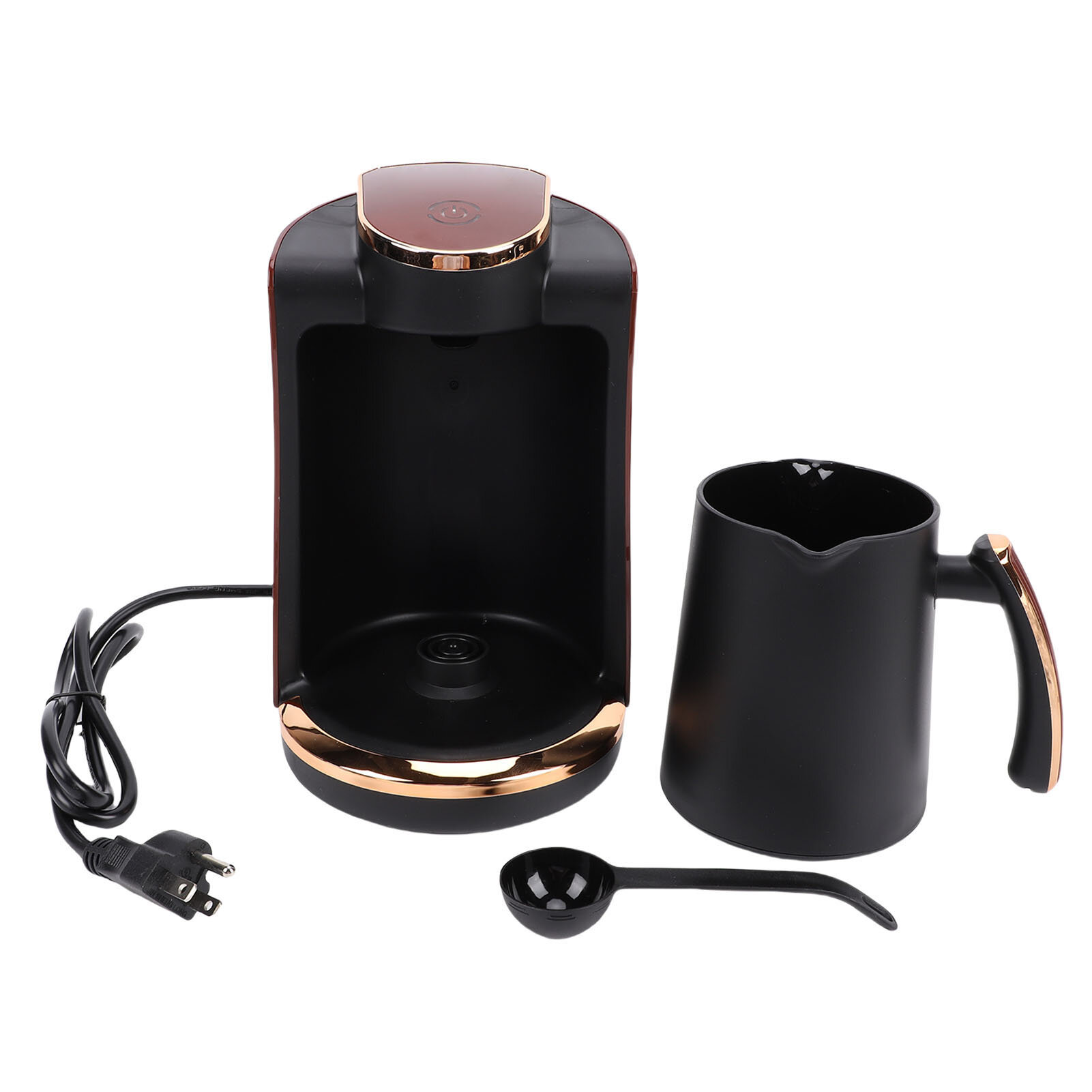 Турецкая кофеварка 550 Вт 250 мл электрическая турецкая греческая кофемашина с одной чашкой и чашкой для домашнего приготовления горячих напитков