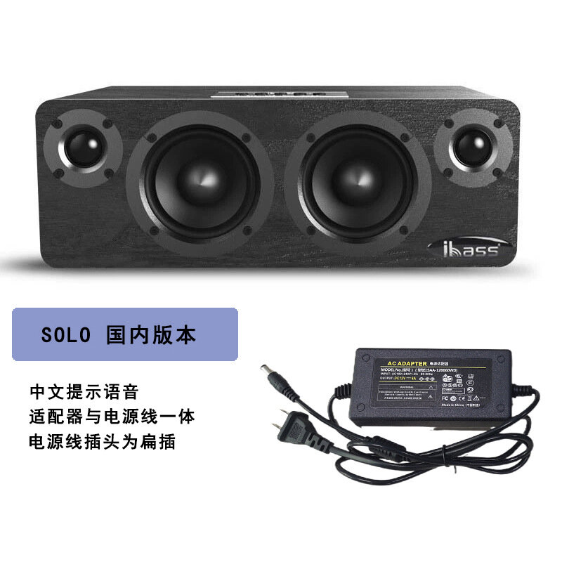 Креативная деревянная настольная Bluetooth-колонка с мощным сабвуфером, компактная активная система домашнего кинотеатра с картой памяти