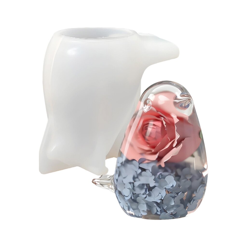 3D Птица Смола Плесень Пищевой Силикон Ремесленный Инструмент Для Изготовления Ювелирных Изделий Ручной Работы Мыло Свеча Изготовление Формы Для Украшения Дома