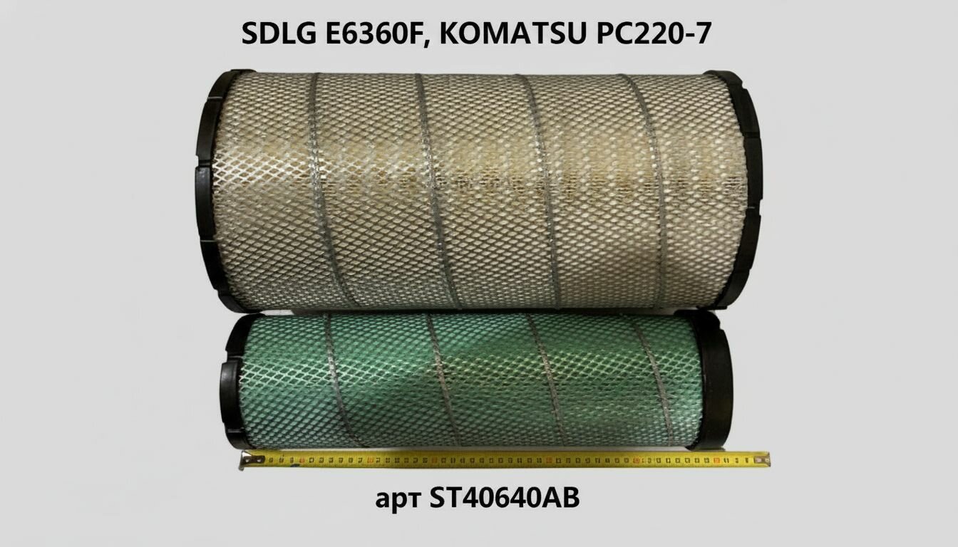 Фильтр воздушный AF25667+AF26114 11211149 600-185-4110 600-185-4120 11N6-27030+11N6-27040 KU811AB,