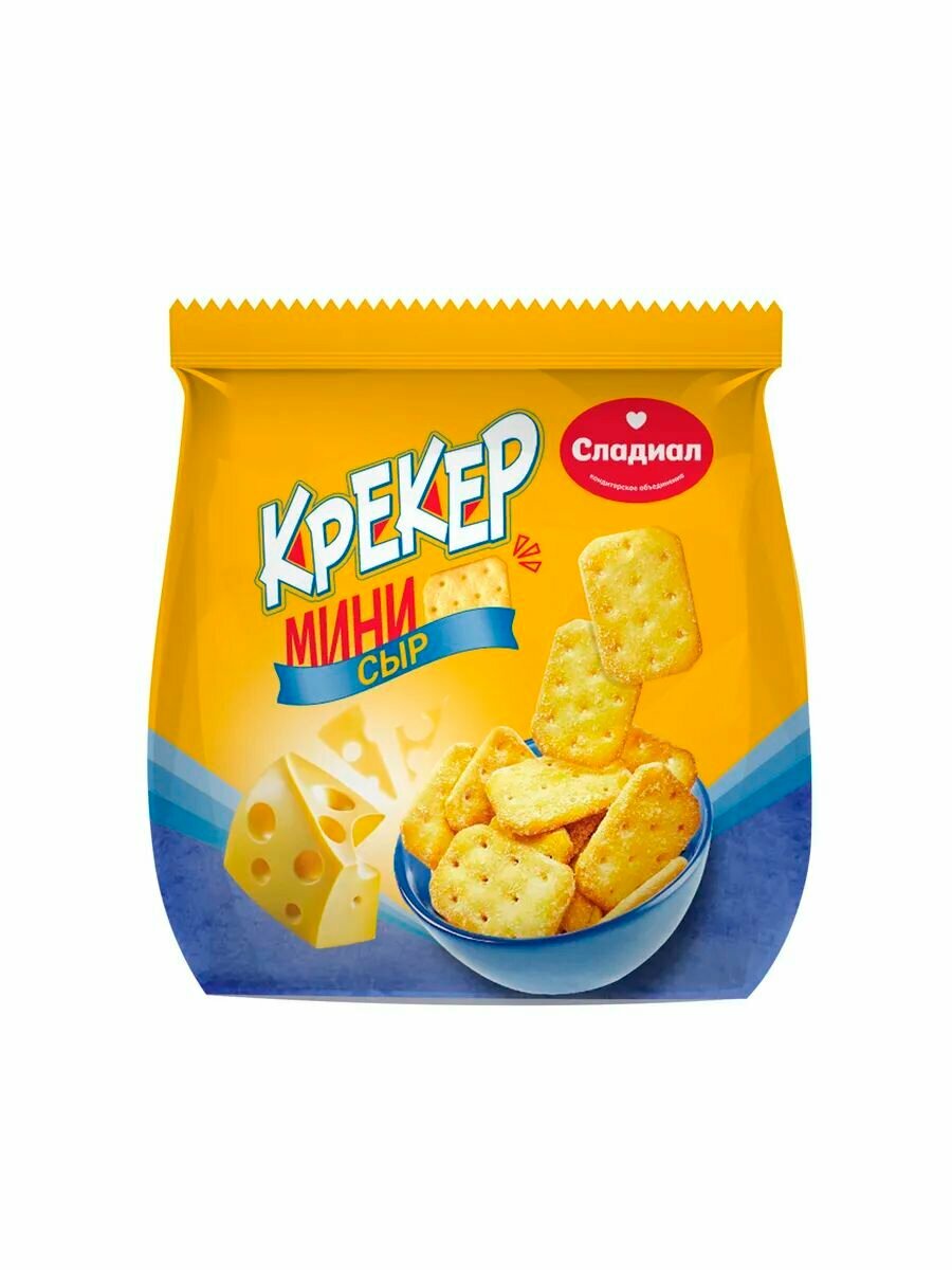 Крекер Сладиал мини со вкусом сыра 5шт по 150г