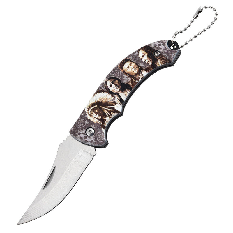 Нож для активного отдыха, складной нож с высокой твердостью 3D, миниатюрный карманный нож, нож для активного отдыха, туристическое снаряжение, нож для фруктов.