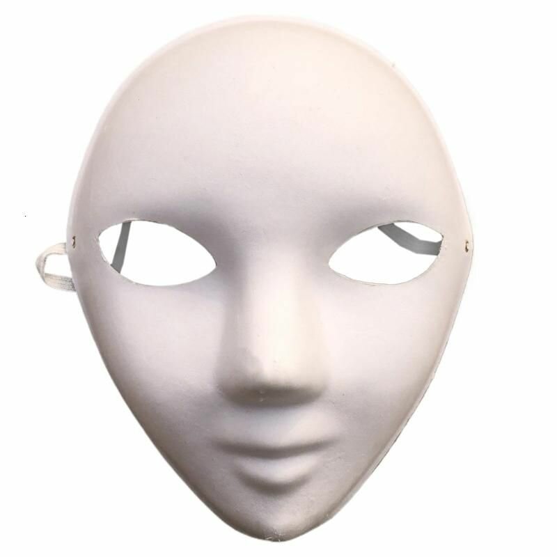 Белая маска для раскрашивания своими руками, - Хуа Дан