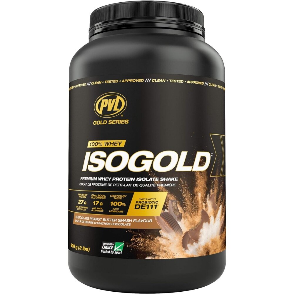 Протеин изолят PVL IsoGold, 908 г, Вкус Vanilla Milkshake / Ванильный Молочный Коктейль