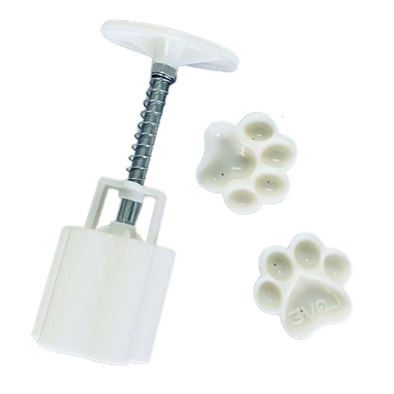 Пластиковая форма для лунных пряников в виде лапки кошки