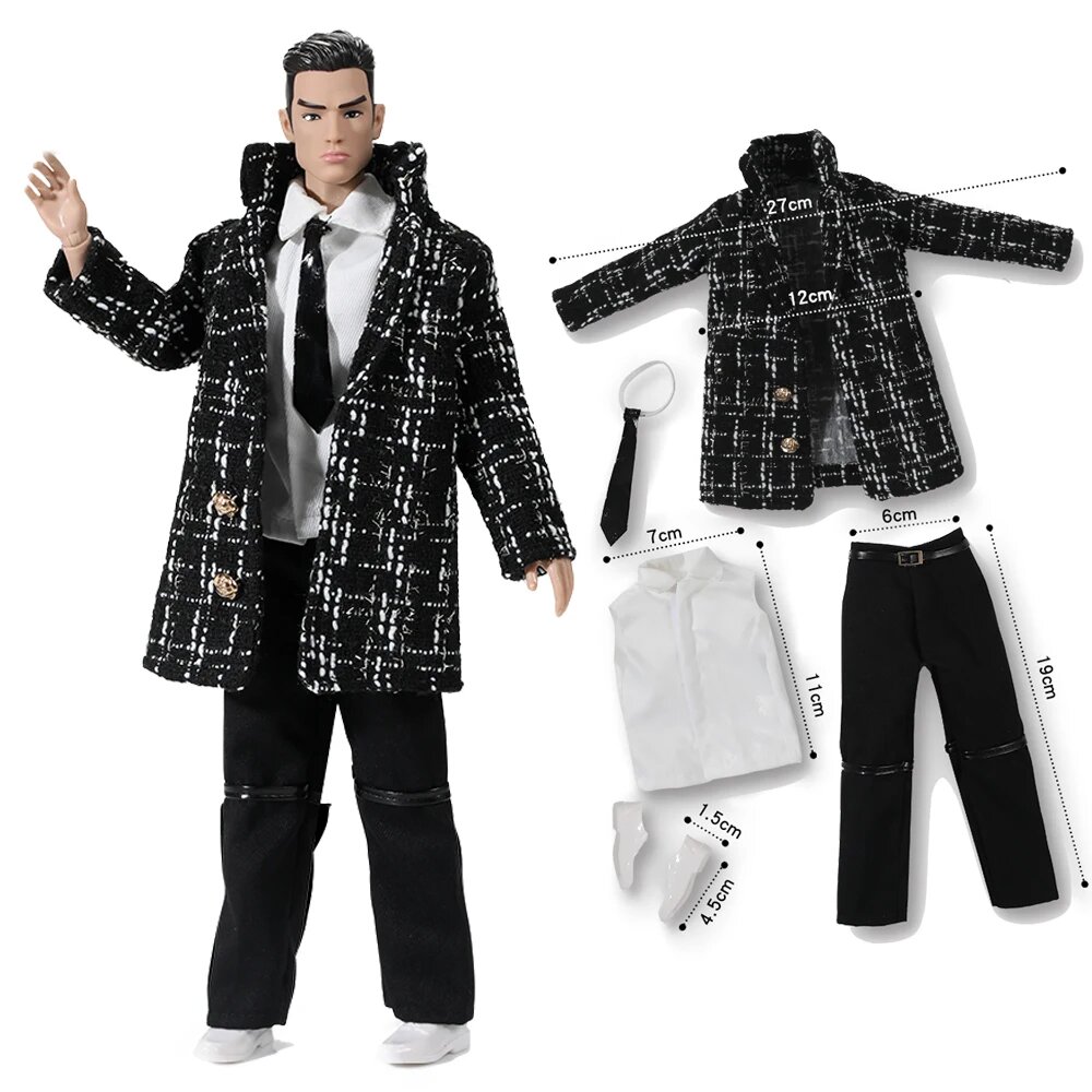 NK 12-дюймовая голова куклы мальчика для 30 см, кукольная одежда принца мальчика, мужские аксессуары для кукол для 1/6, мужская кукла, детский подарок, игрушка «сделай сам»