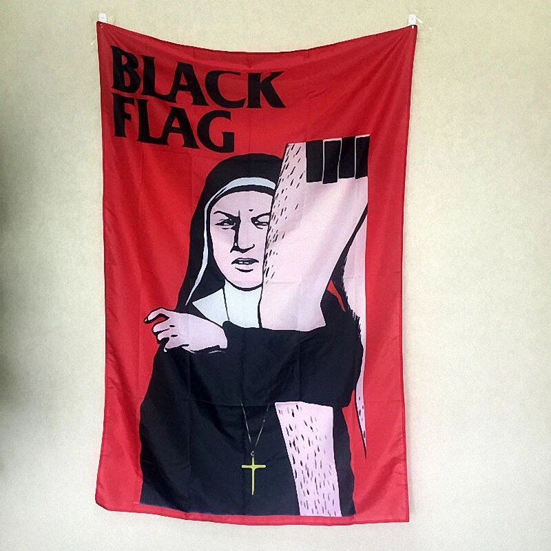 LOSICOE Баннер Black Flag 60x90 см 60X90 CM