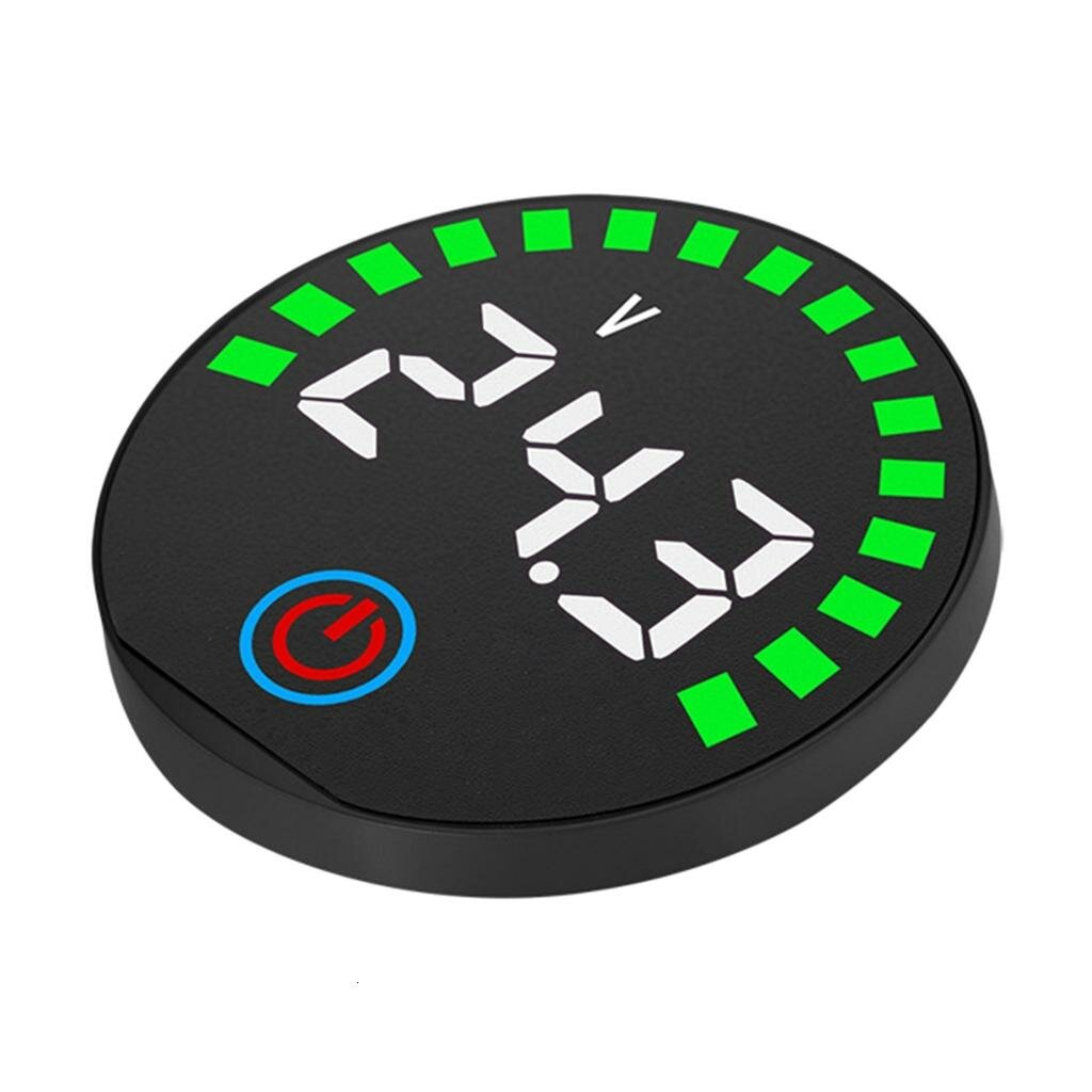 Индикатор уровня заряда батареи 5-55 В, Белый - Нет отверстий для винтов