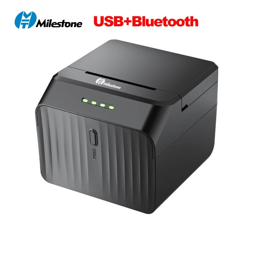 Милестон Термопринтер Bluetooth USB, Receipt Bluetooth, EU Plug