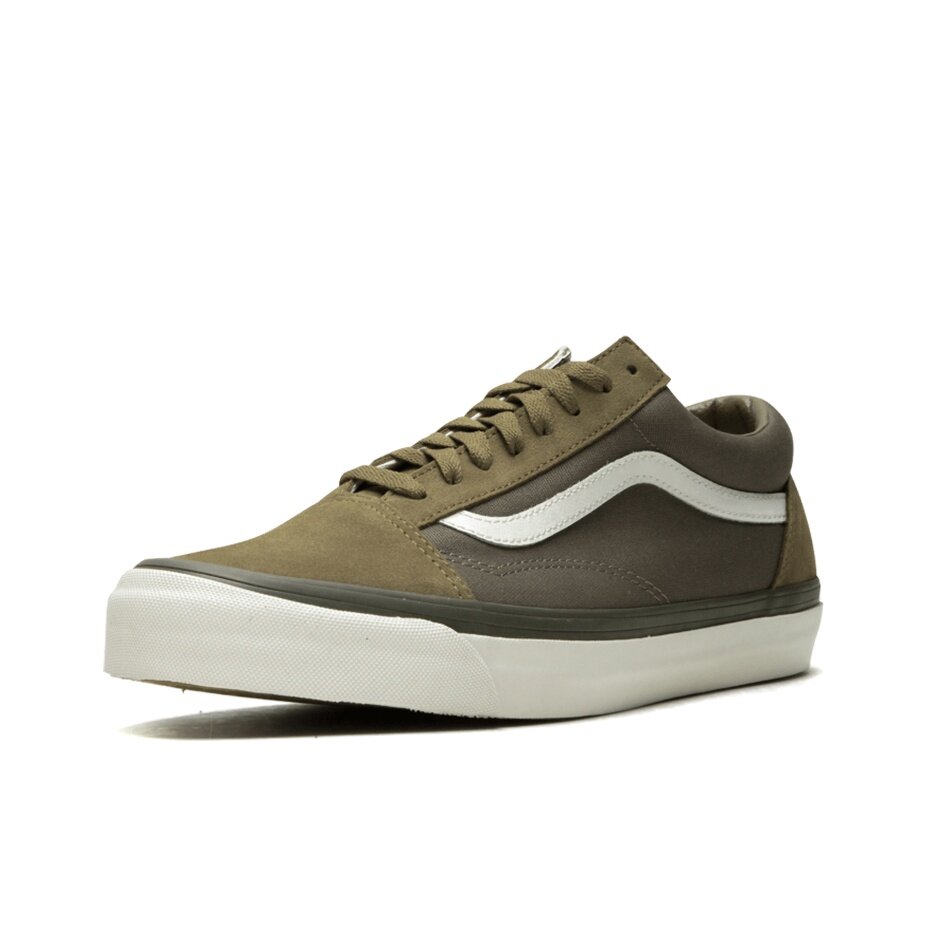 Кроссовки VANS Old Skool, размер EU 41 стопа (26.5CM), зеленый, — фото 1