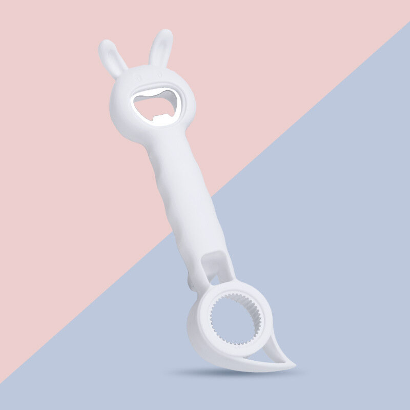 Маленький кролик 4-в-1 открывалка для бутылок многофункциональная открывалка для бутылок открывалка для пивных крышек открывалка для банок инструмент для открывания бутылок
