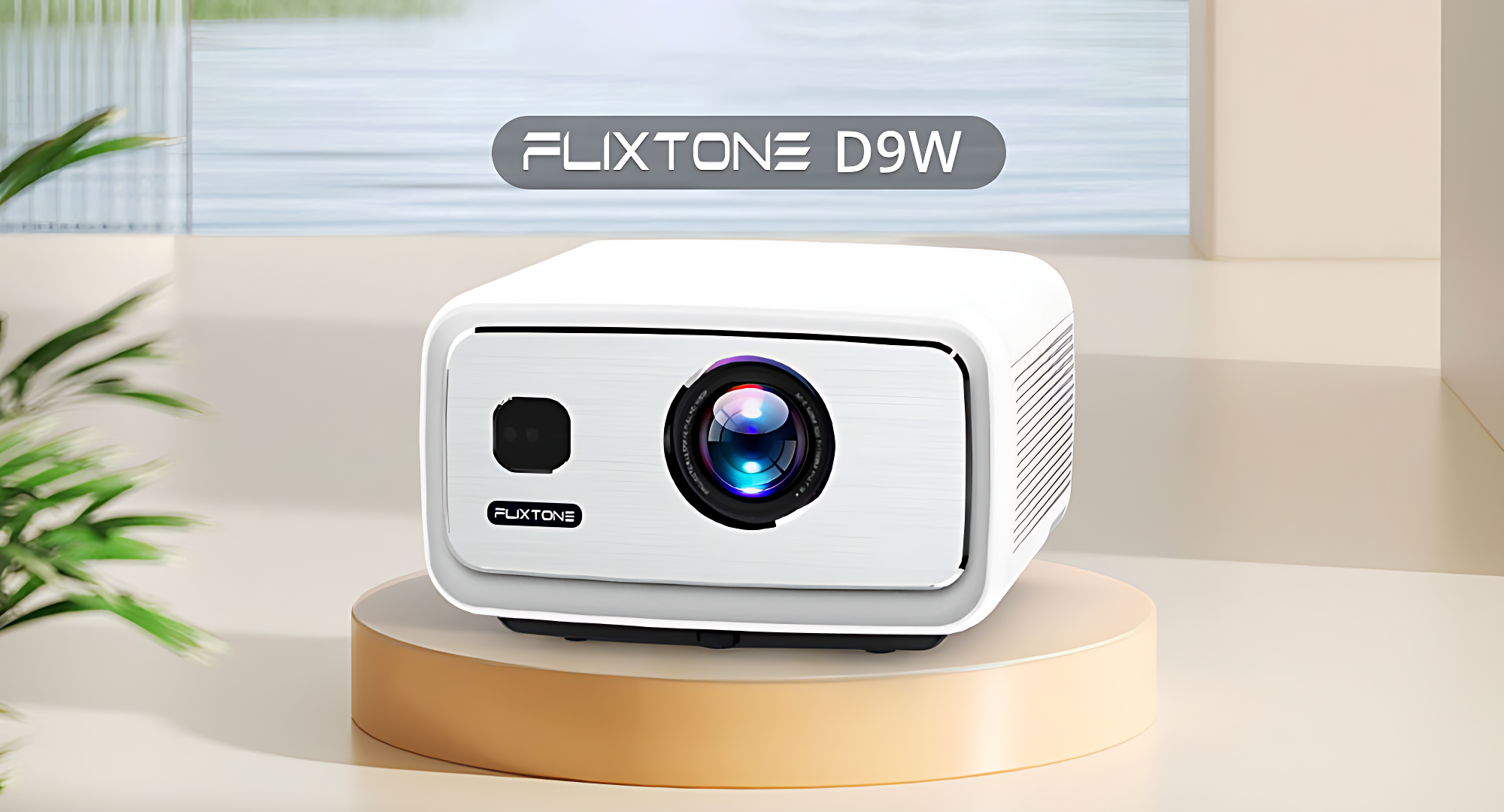 Проектор FlixTone D9W Ultra "игровой" и "тихий" режим для кино