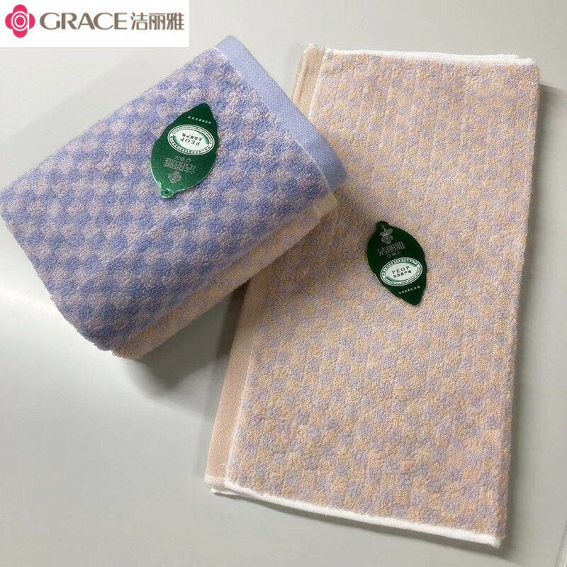 Полотенце Jialiya из чистого хлопка, мягкое и впитывающее, для взрослых, мужчин и женщин, бытовое полотенце для лица,