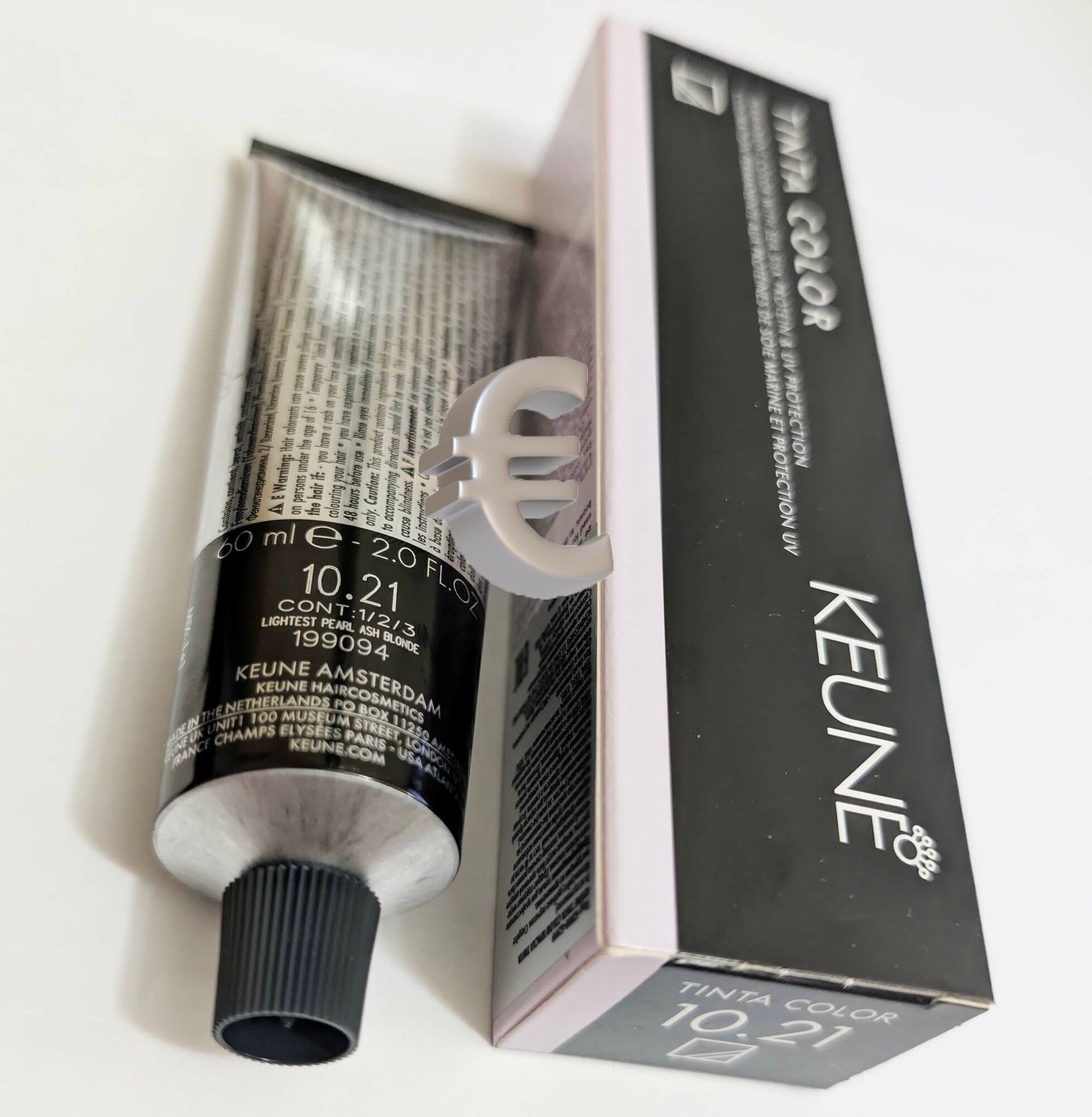 Keune Tinta Color 10.21 Экстра светлый пепельно-перламутровый блондин Краска для волос 60 мл