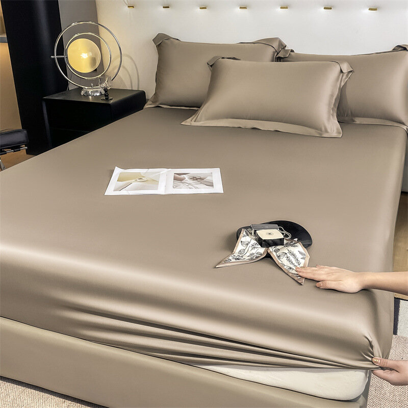 Простыня "Латте", тенсел, 180x200 см