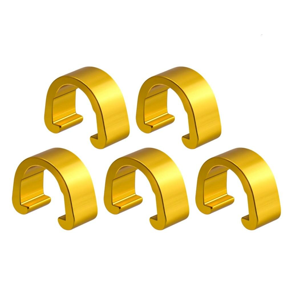 5 шт. фиксаторы тормозной линии для велосипеда, Золото