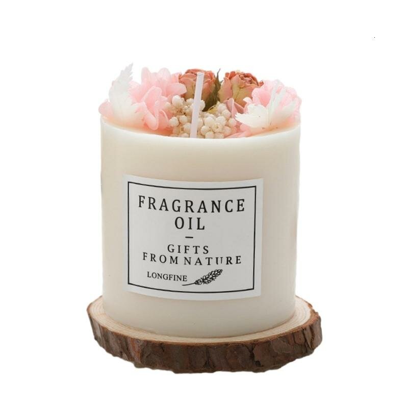 Ароматическая свеча с вечным цветком, B - 9