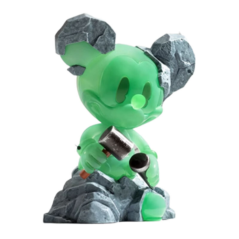 Коллекционные фигурки унисекс POP MART Disney 100 Mic 키 Mouse Curious Infinity, Confirmed-Jadeite Mickey Mouse (Open)