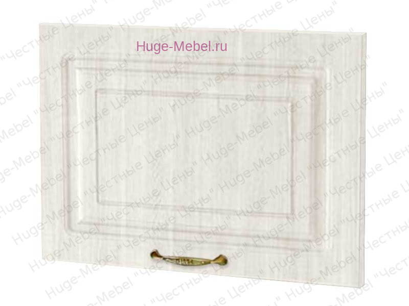 Кухонный фасад Ф-285 сандал белый (Юлия) Huge Mebel . Ширина 596 Высота 454. Кухонные фасады