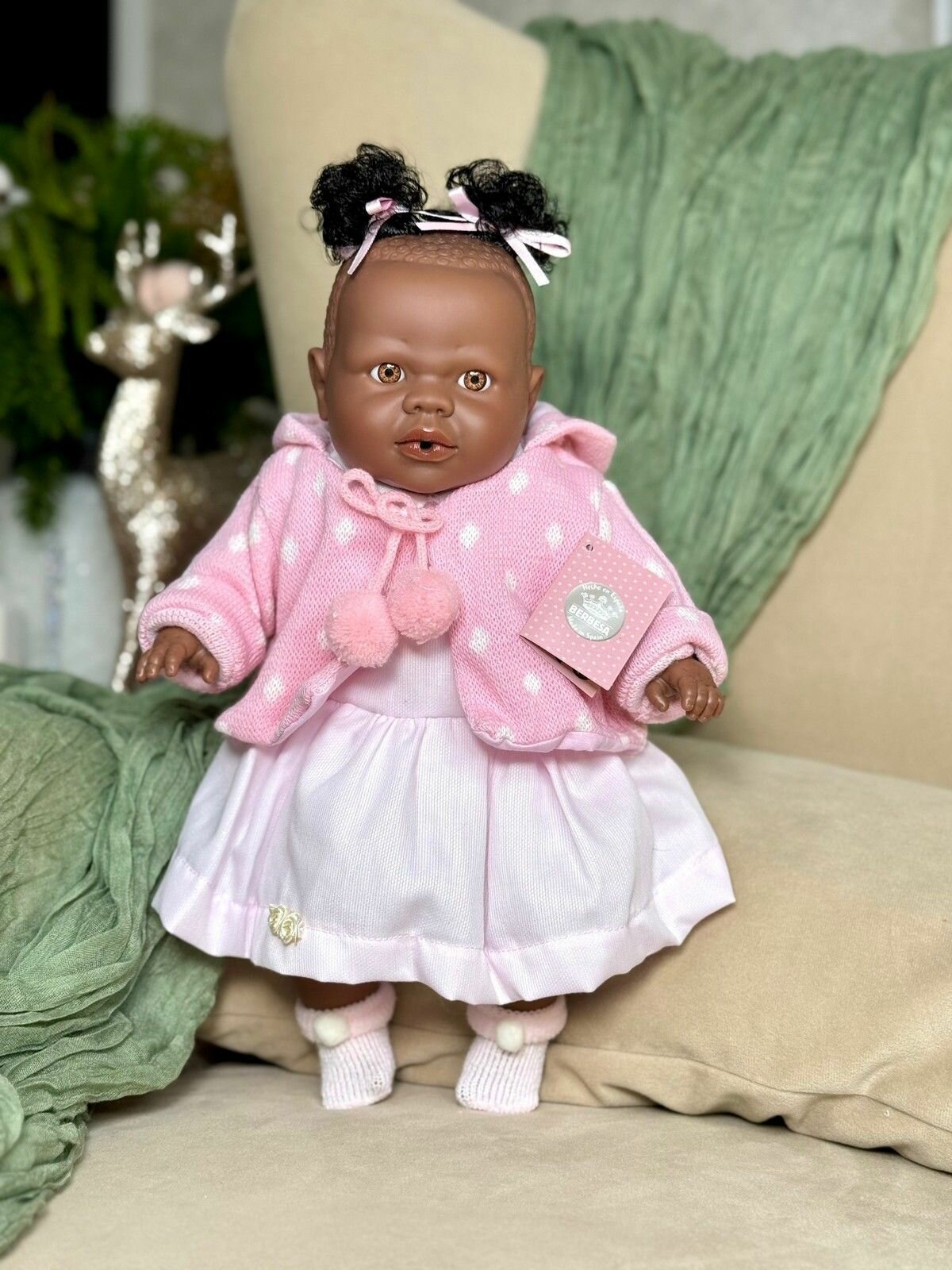 Кукла Berbesa мягконабивная 38см Alicia