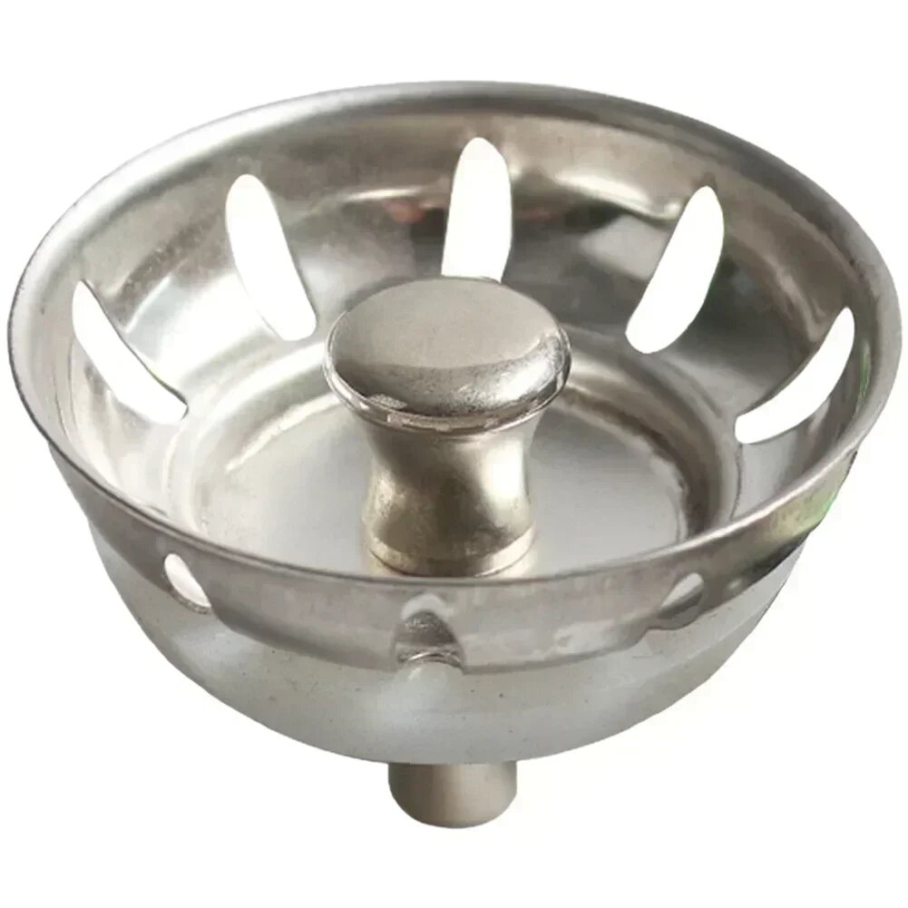 Сливная пробка из нержавейки 50 мм с фильтром