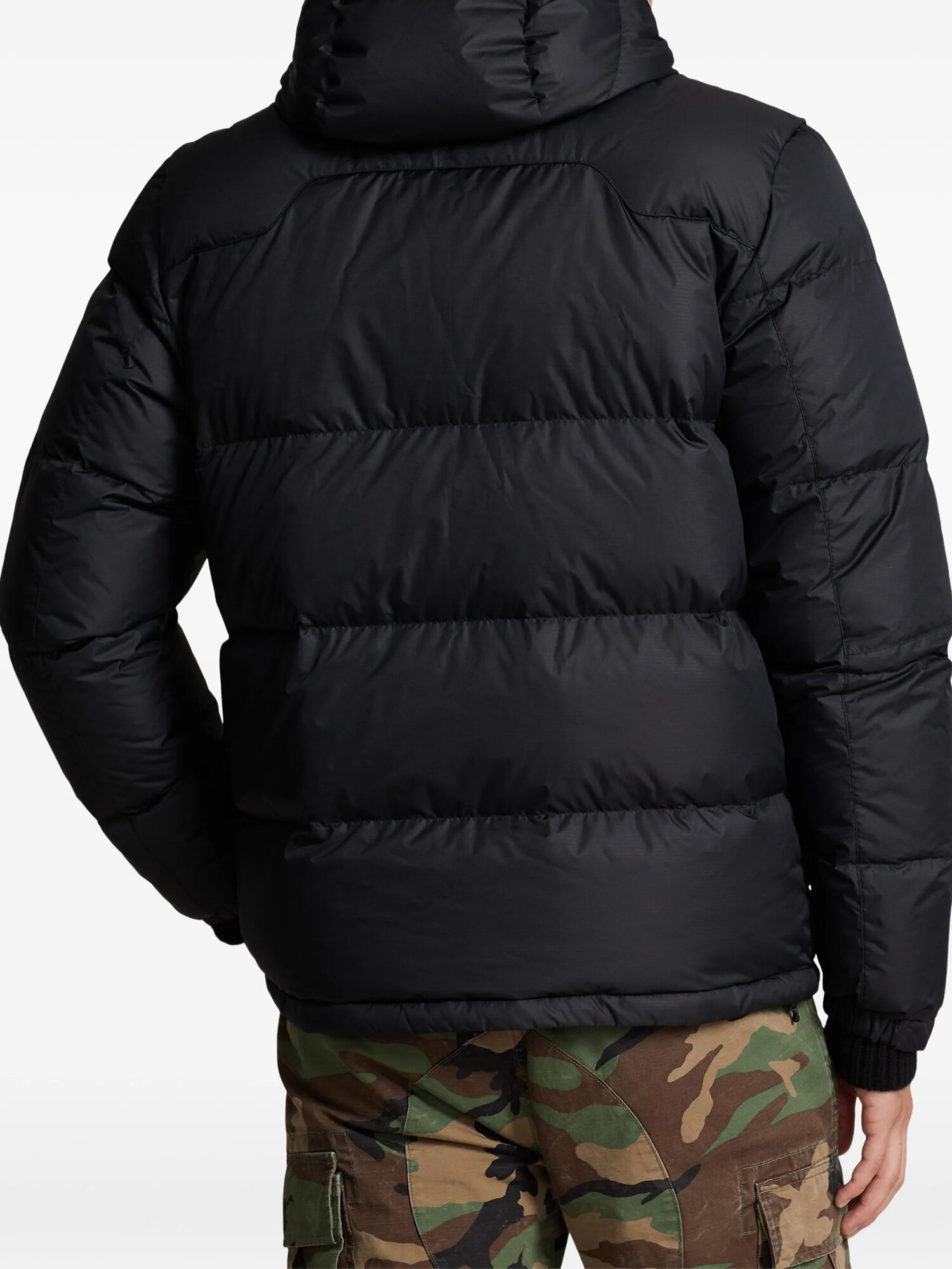 Куртка Polo Ralph Lauren Hooded padded jacket, размер 2XL, черный — фото 1