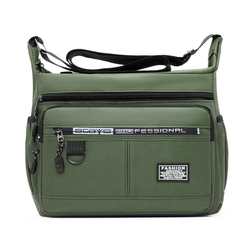 2025 Большая вместимость мужская сумка из оксфордской ткани, кроссбоди, одноплечевая сумка, прочный рюкзак, многофункциональная сумка для бизнеса и повседневной носки