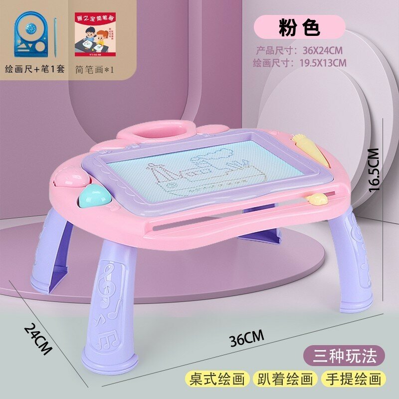 Детская доска для рисования, стираемая, магнитная, цветная, для домашнего использования, игрушка для детей, экран для рисования для малышей, фабрика