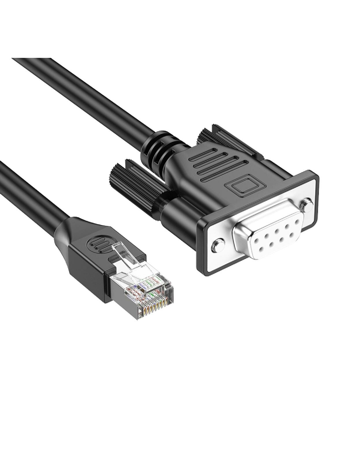 Кабель питания с последовательным портом RJ45 к DB9 RS232 Разъемы 50 см-3,0 м