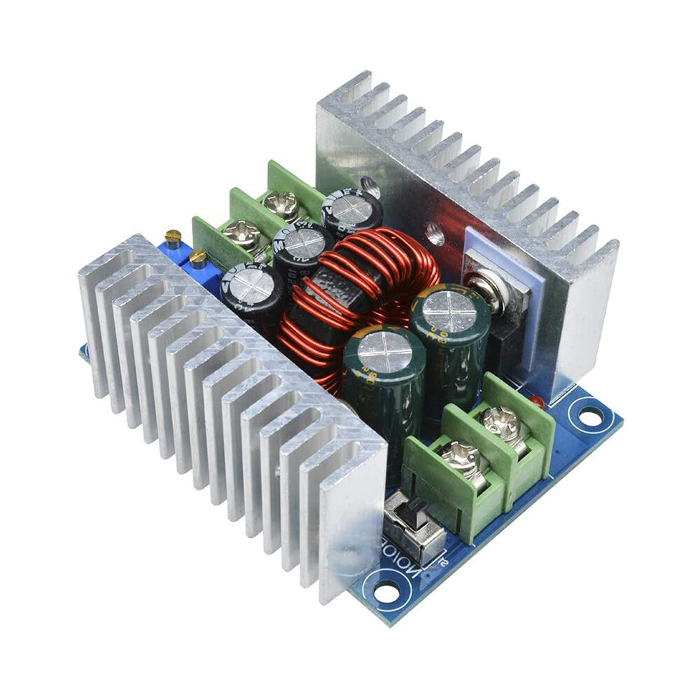 Модуль понижения напряжения DC-DC Buck Converter 300W 20A, регулируемое напряжение и постоянный ток, вход DC 6-40V, выход DC 1.2-36V, с электролитическим конденсатором