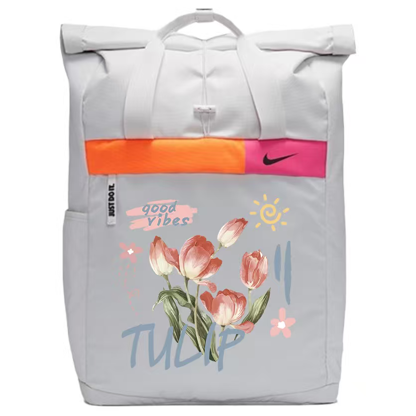 Рюкзак унисекс Nike Polyester Regular, светло-серый