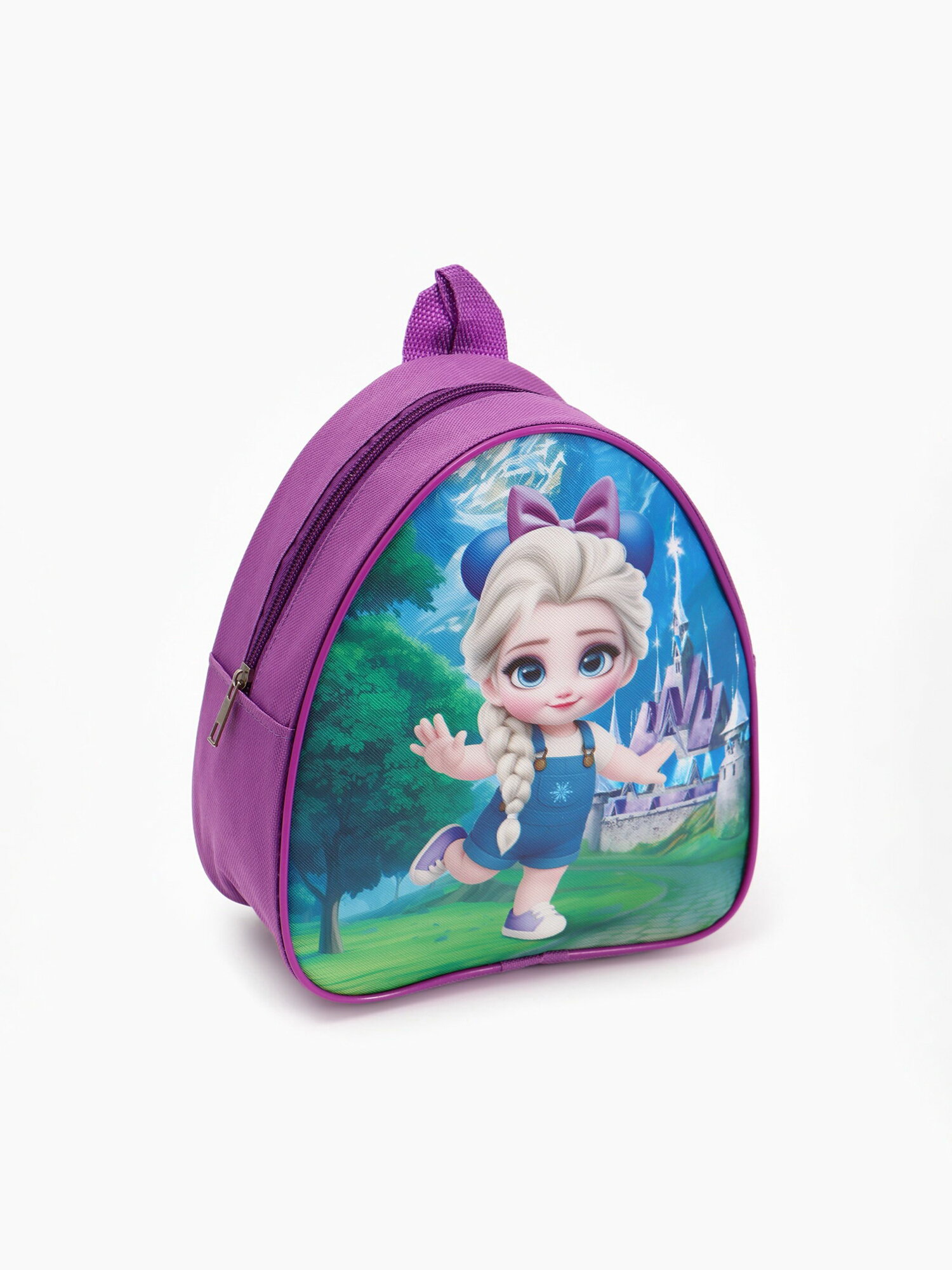 Рюкзак детский 21x23x10 см, Холодное сердце, особенности ранцев: мягкая спинка