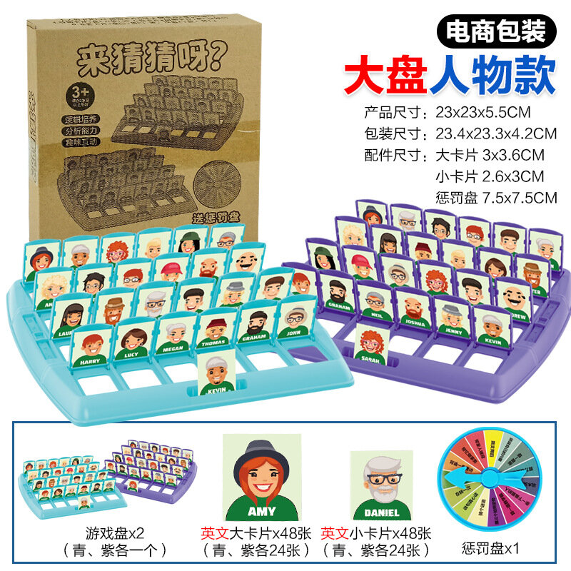 Настольная игра "Угадай, кто я", карточная игра, повязка на голову, логическое мышление, головоломка, интерактивная игра для детей и родителей