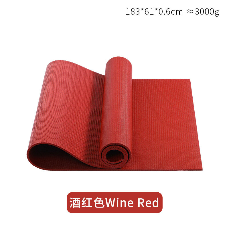 ПВХ йога-мат, нескользящий, утолщенный, высокой плотности, лягушачий мат, черный мат, тренировочный йога-мат, танцевальный мат, фитнес-мат для мужчин