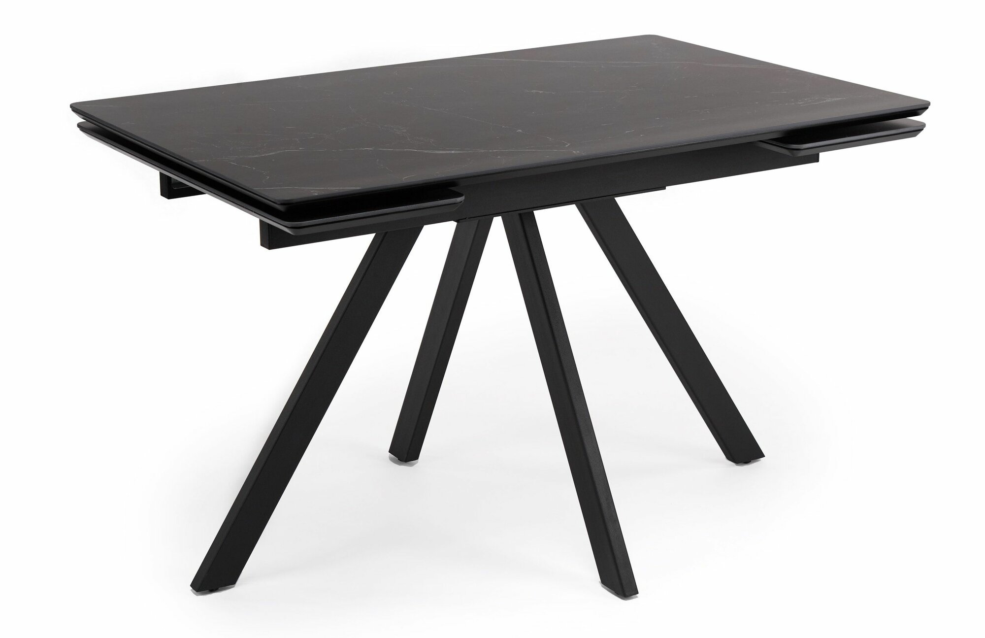 Керамический стол Лайфмебель Вилли 120(180)х80 shakespeare black / черный