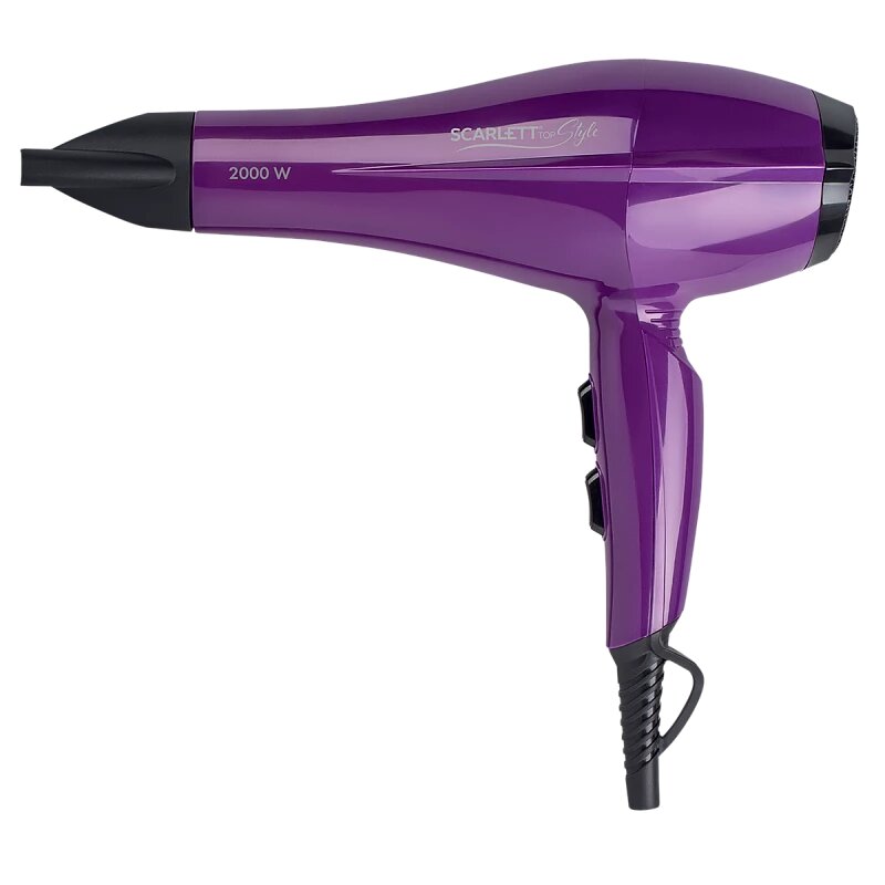 Фен SCARLETT SC-HD70I69 фиолетовый/черный