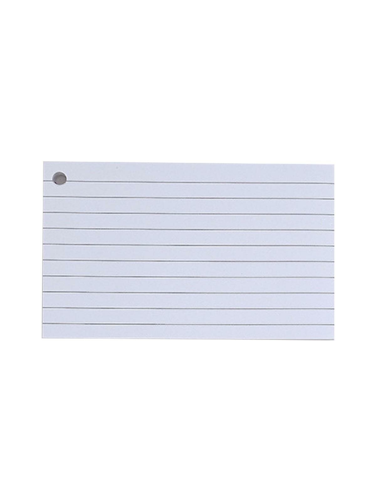 Цветные флэш-карточки с переплетными кольцами, разлинованные указательные карточки для изучения