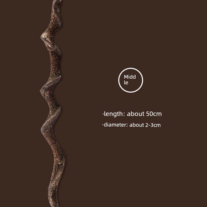 Декоративная лиана для ландшафтного дизайна: имитация горной лианы, дерево-лиана, для декора вольеров и ландшафтов,