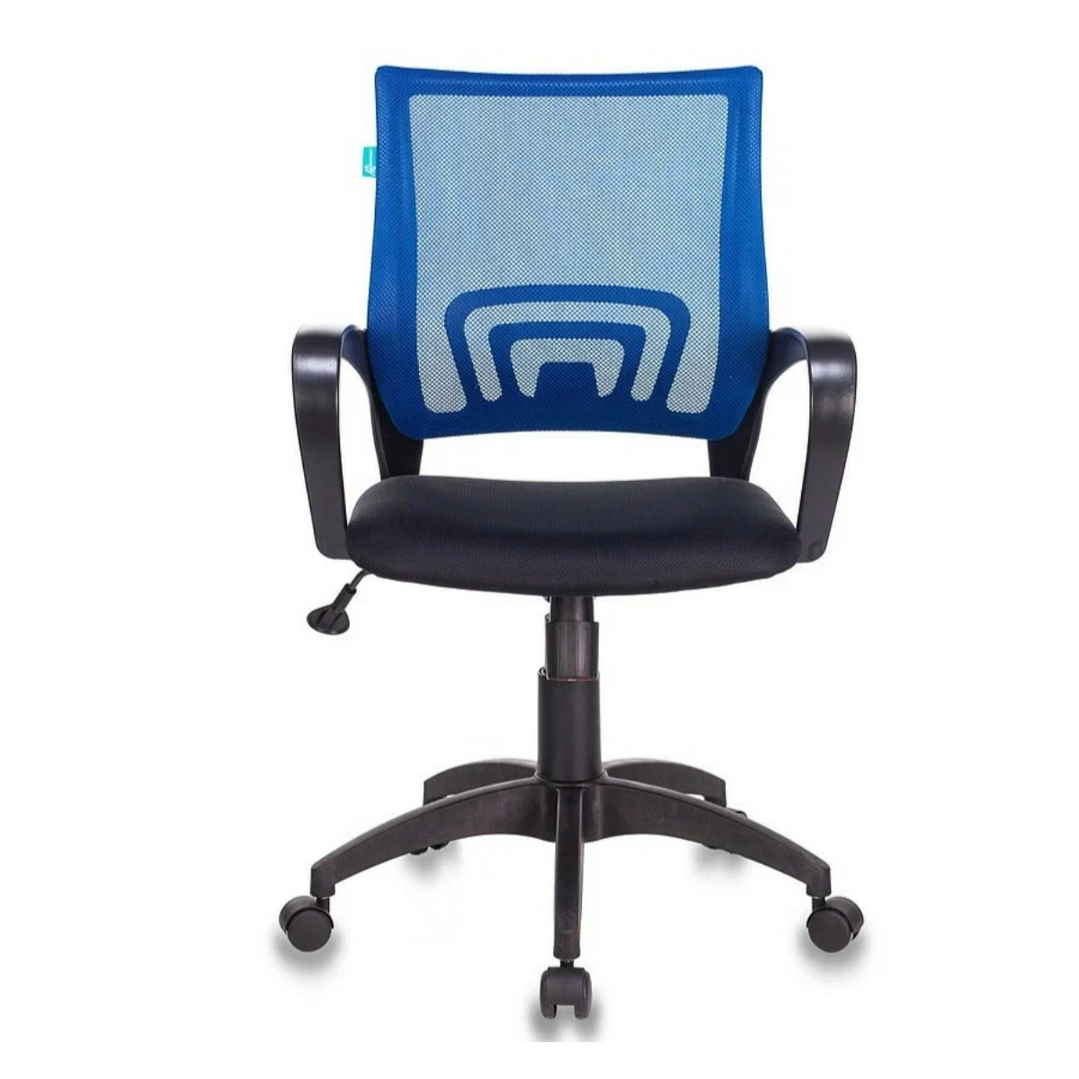Кресло компьютерное Бюрократ CH-695NLT TW-05 TW-11, черный/синий, выдерживает до 120 кг сетка/ткань