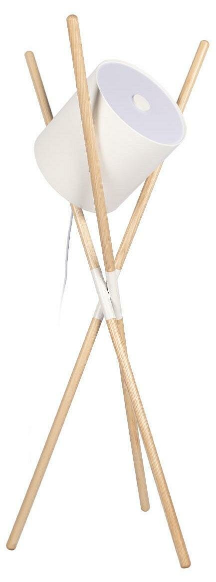 Торшер Loft it Bobbin 10245F White цвет дерево Накаливания, Светодиодные Модерн