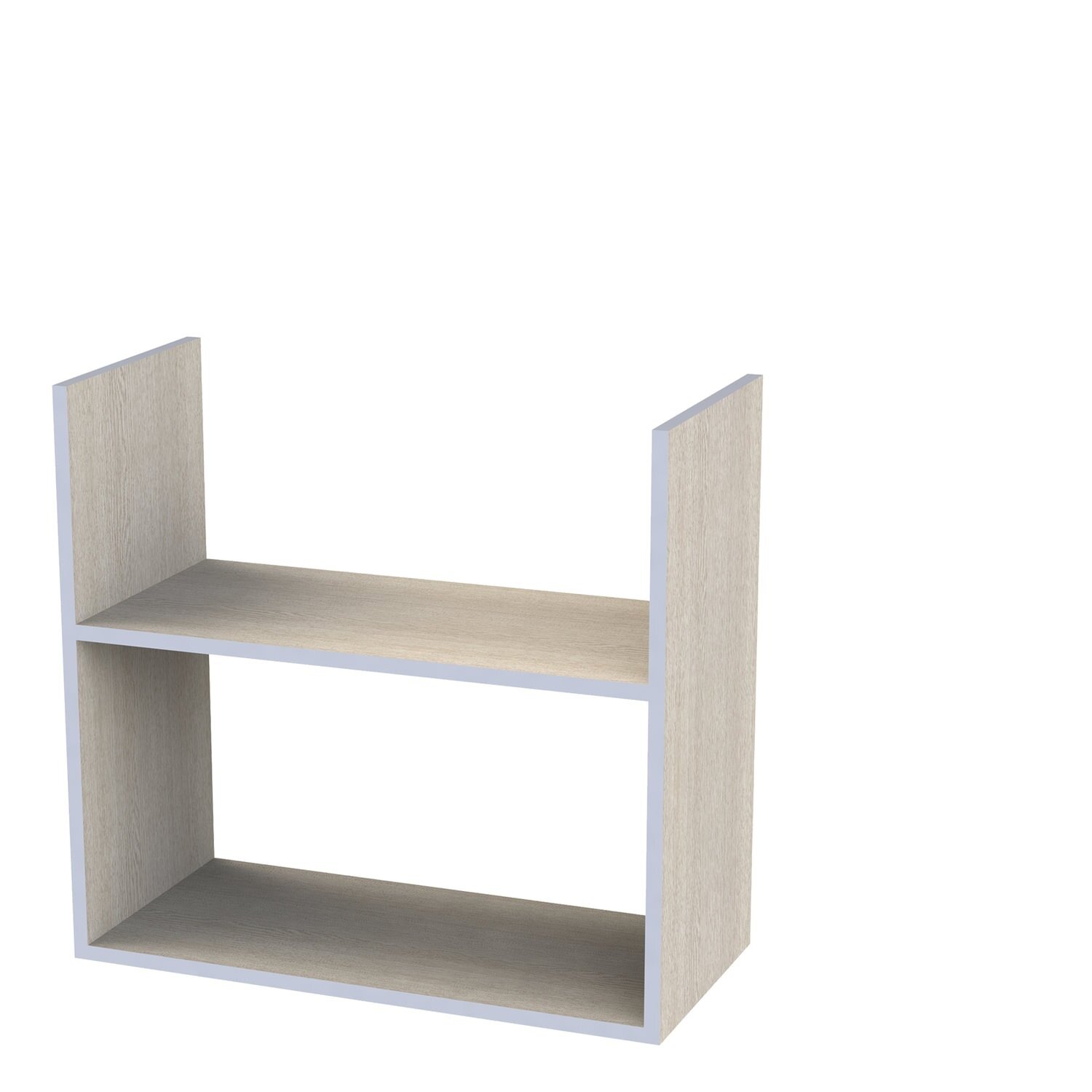 Полка навесная настенная "Бюджет", 632х294х596 мм, дуб сонома, 402668-091