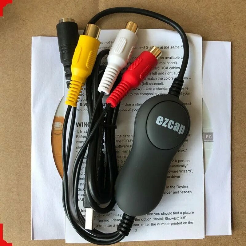USB аудио-видео захват 2.0 конвертер аналогового в цифровой формат 102X3.5CM